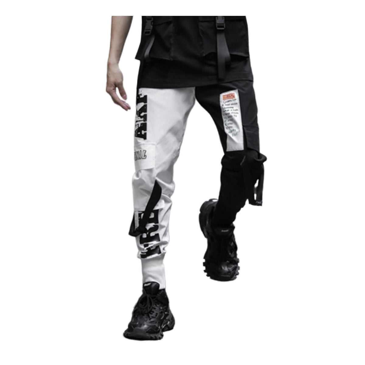 GIANTS™ Black And White Cargos – techweargiants